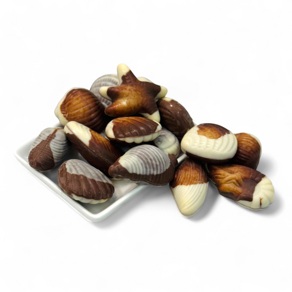 Belgian Praline Seashells | Milk & White Chocolate with Hazelnut – The ...